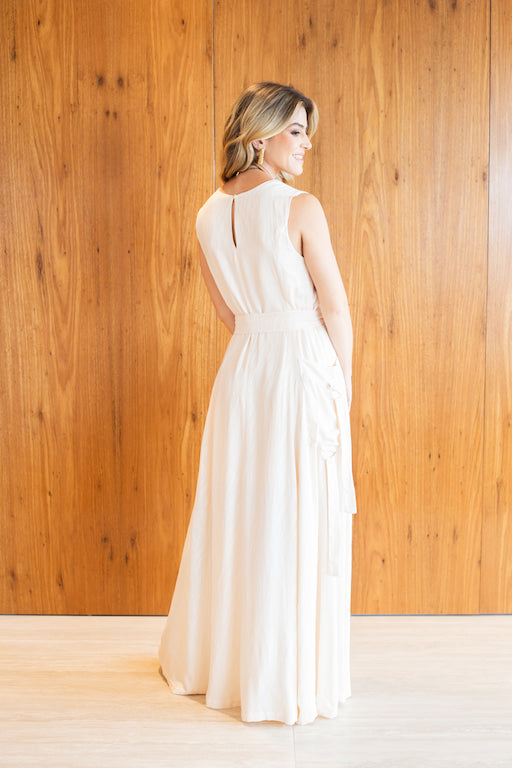 Vestido Isadora Off White – ALAPHIA